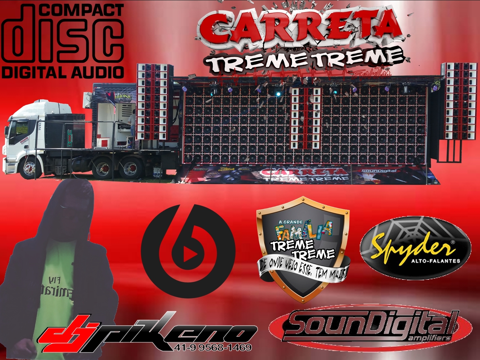 CD Carreta Treme Treme Evolution 2017 - Dj Pikeno - Balada G4