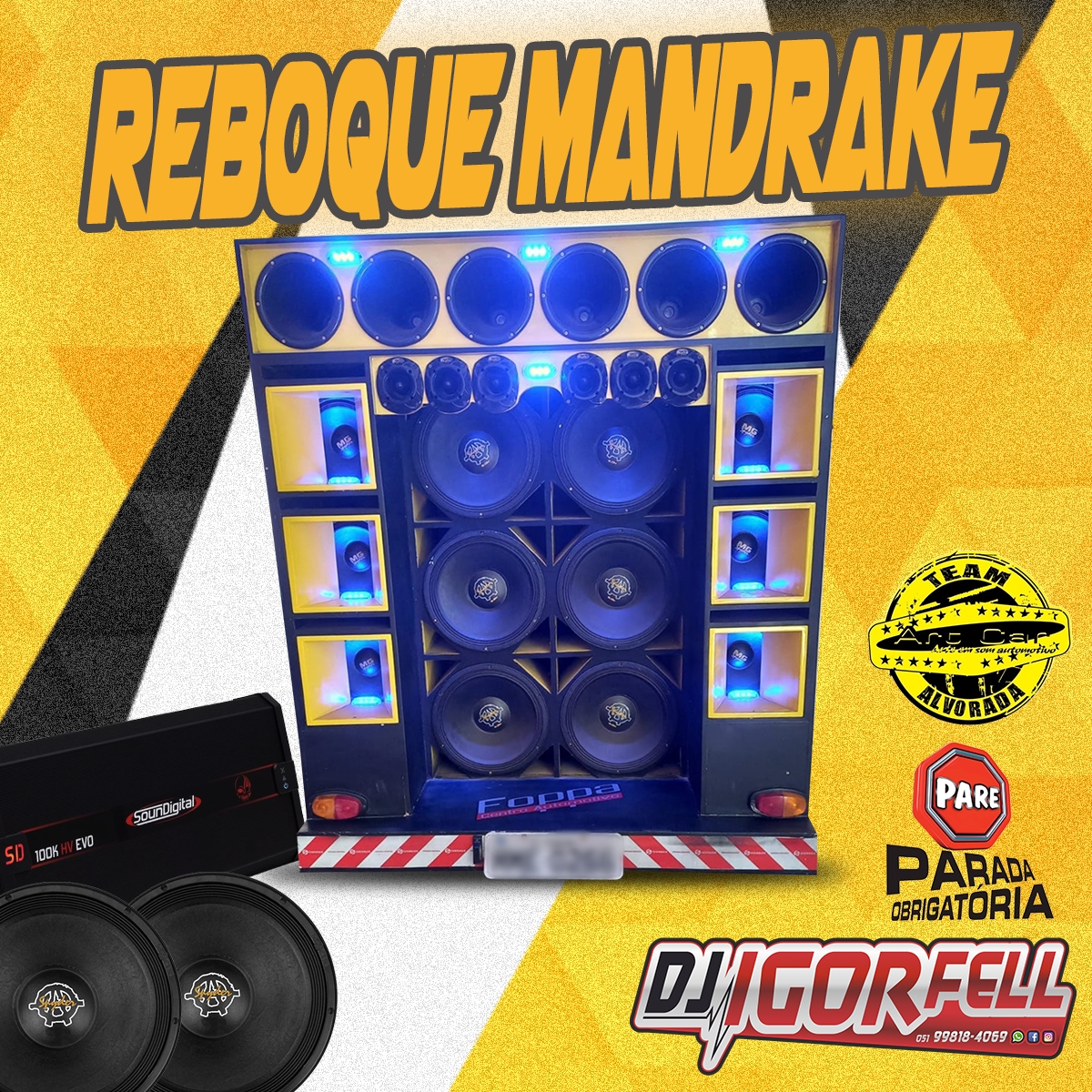 Cd Reboque Mandrake By Dj Igor Fell - Balada G4