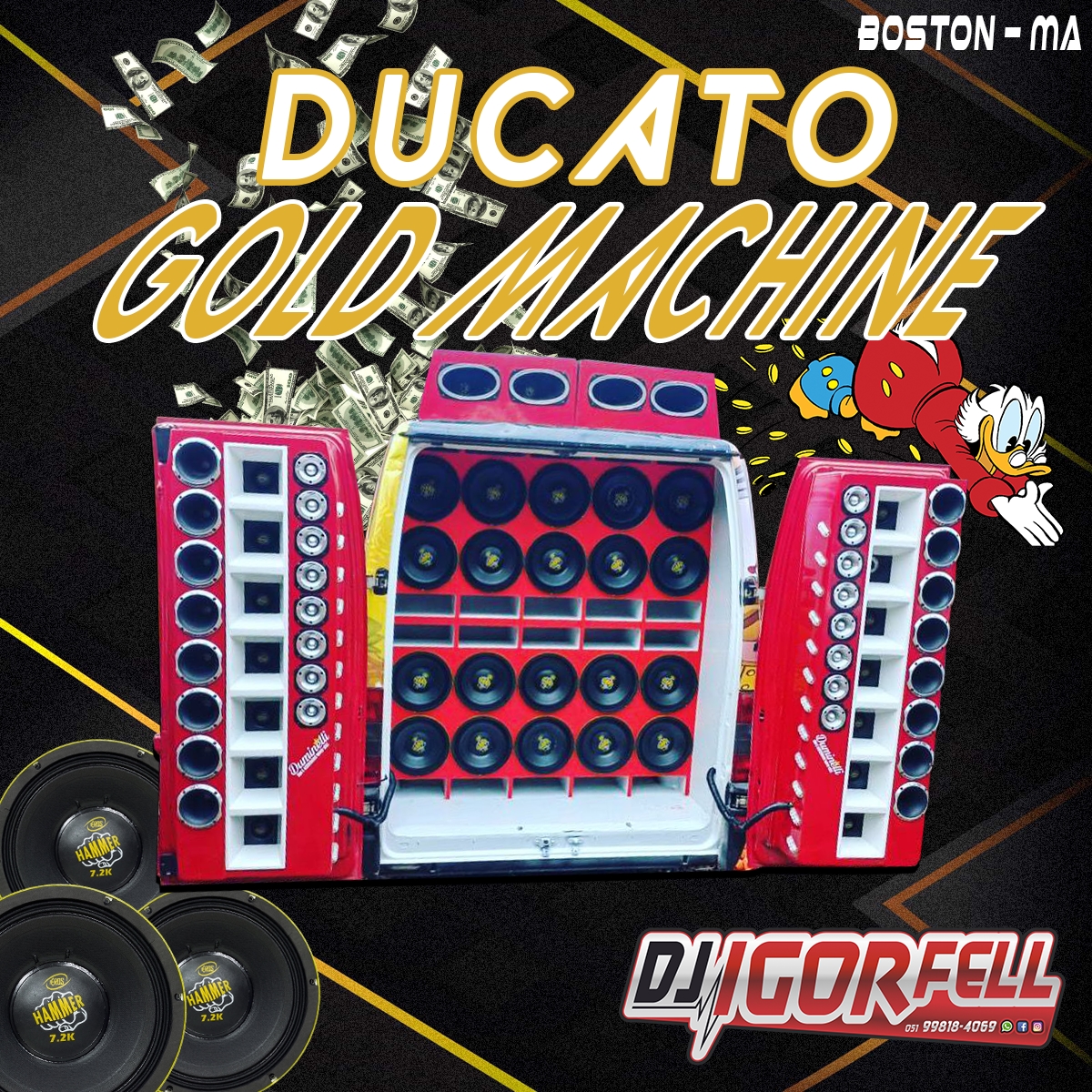 Cd Ducato Gold Machine By Dj Igor Fell - Balada G4