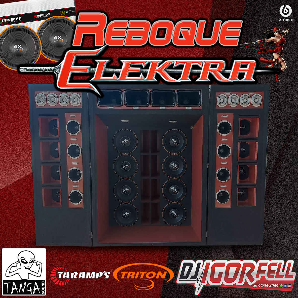 Cd Reboque Elektra By Dj Igor Fell - Balada G4