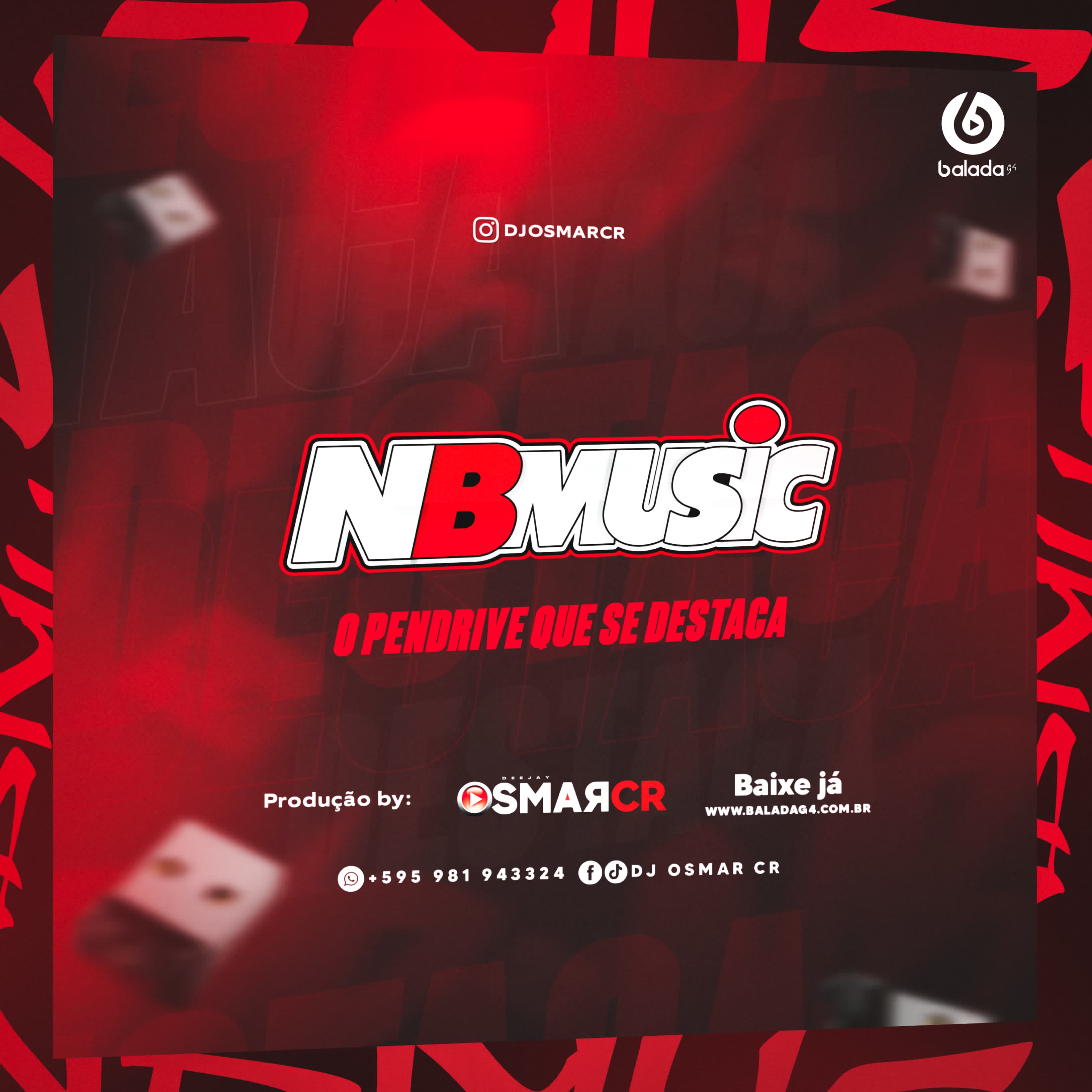 CD NB Music Vol 1 DjOsmarCR - Balada G4