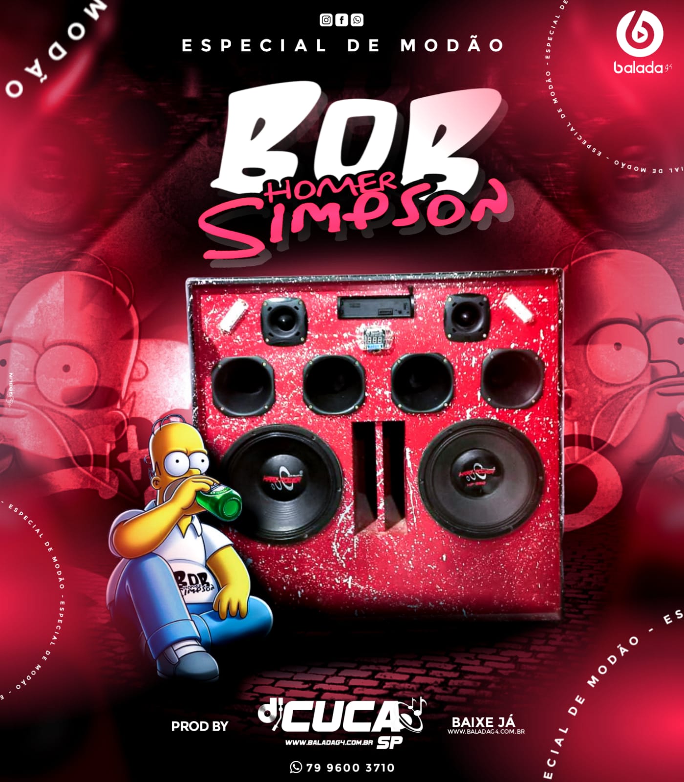BOB HOMER SIMPISON EDICAO ESPECIAL - Balada G4