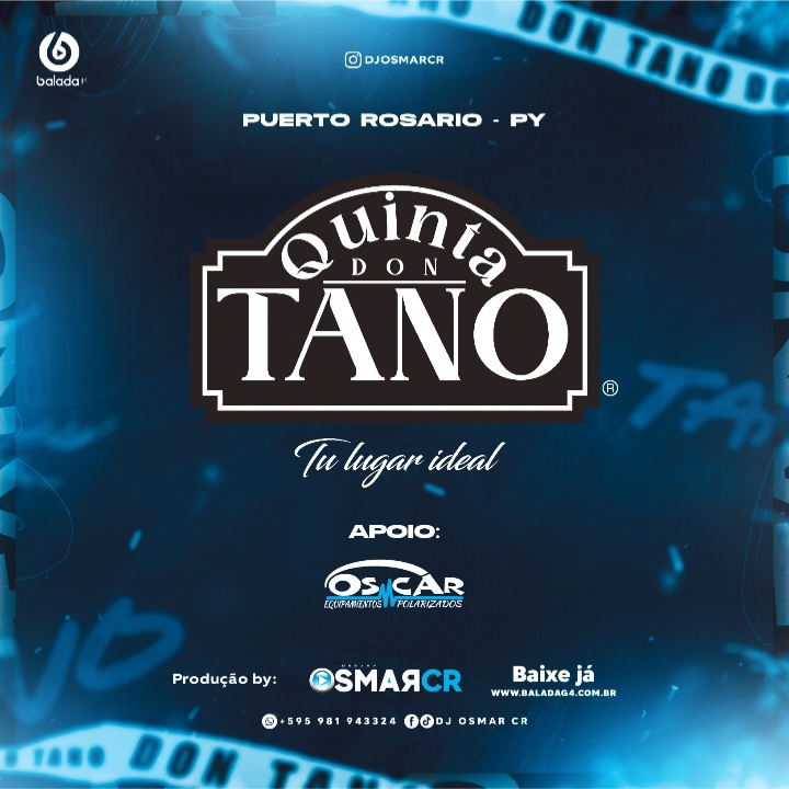 CD Quinta Don Tano Vol 1 DjOsmarCR - Balada G4
