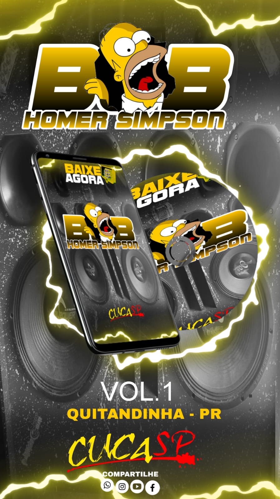 Cd bob homer simpson Esp MTG e sertanej - Balada G4