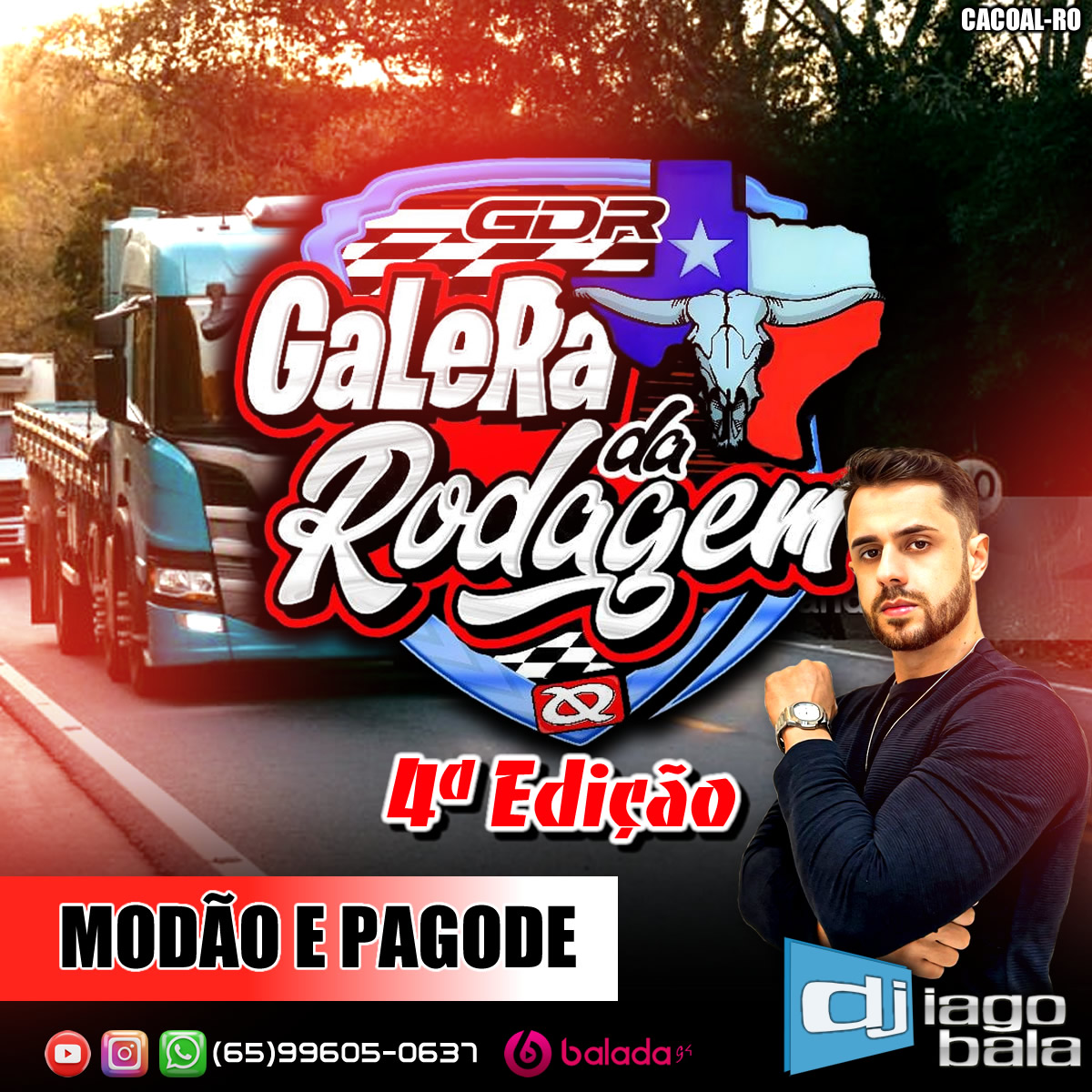 CD Galera da Rodagem Modao e Pagode - Balada G4